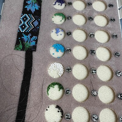 Travel Bead Mat Separator Lettered A-O Zippered Case Beads - Etsy