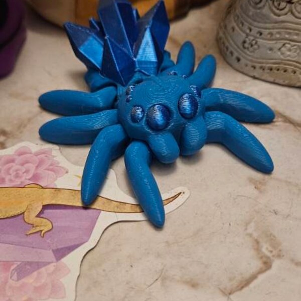 Articulated Crystal Fidget Spiders - 2 Pack - Etsy