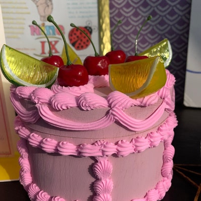 Cherry Lemonade Cake Jewelry Box - Etsy