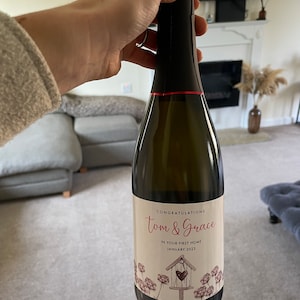 Personalised Thank You Teacher Wine Bottle Label/sticker Gift - Etsy UK