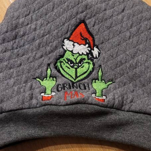 Grinch Middle Finger Machine Embroidery Design, Embroidery Patterns ...