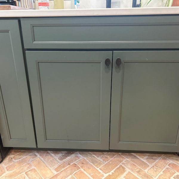 Italian Rustic Black Iron Cabinet Pulls and Knobs: Farmhouse Hardware ...