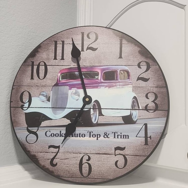 Nantucket Blue Wall Clock, 8 Sizes, EXTRA Quiet Mechanism, Lifetime ...