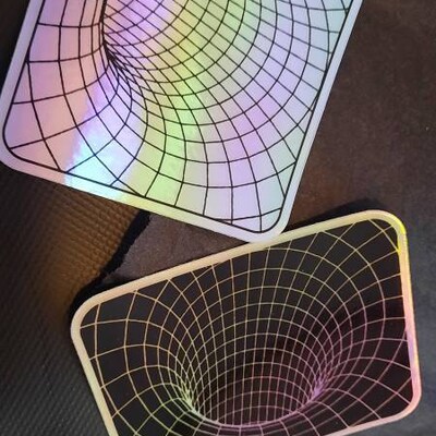 Cosmic Address Vinyl Decal Sci-fi Cyberpunk / Astropunk Laptop Sticker ...