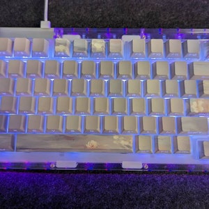 140pcs,milk Green Panda Theme Keycap Set,cute Anime Keycap,pbt Keycap ...