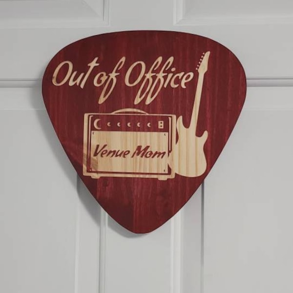 Music Room Decor, Band & Artist Sign, Wall Decor, Guitar Pick Sign ...