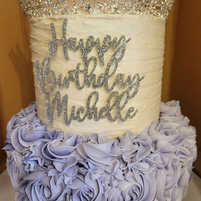 Cake Charm Custom Acrylic Name Plate Baby Shower Cake Decor Cake ...