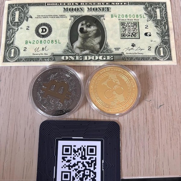 Dogecoin (DOGE) Galaxy Coin by Cryptochips | Custom Physical Crypto ...