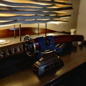 Hand-forged Japanese Samurai Anime Wooden Knife Katana Wooden Training ...