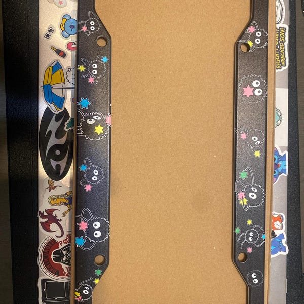 Soot Sprite License Plate Frame Spirited Away Kamaji Studio Ghibli ...