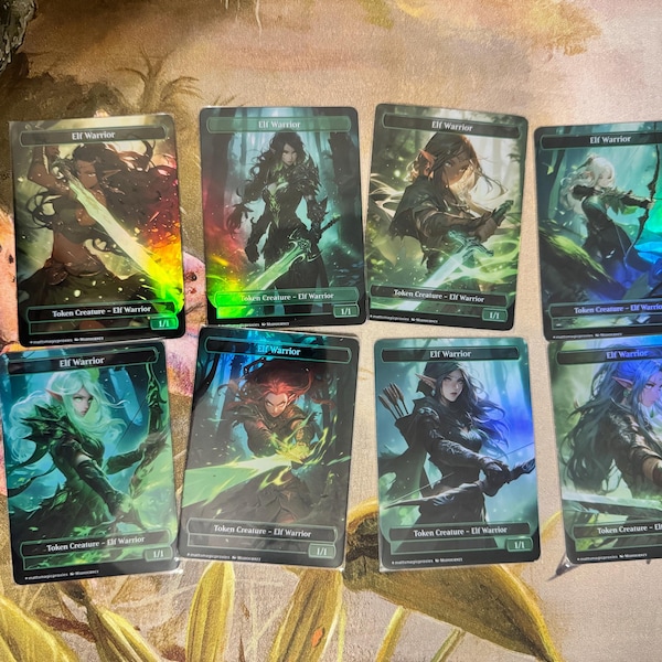 FOIL*** Squirrel Proxy Tokens (ukiyo-e Style), Handcrafted for Edh ...