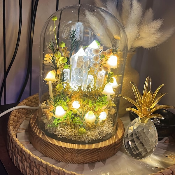 Glowing Crystal Pillars With Healing Properties, Enchanted Forest ...