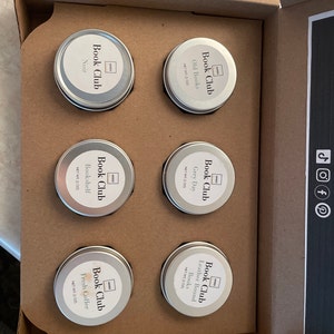 Celestial Collection Candle Set Sample, Six Candles, Soy Scent Candle ...