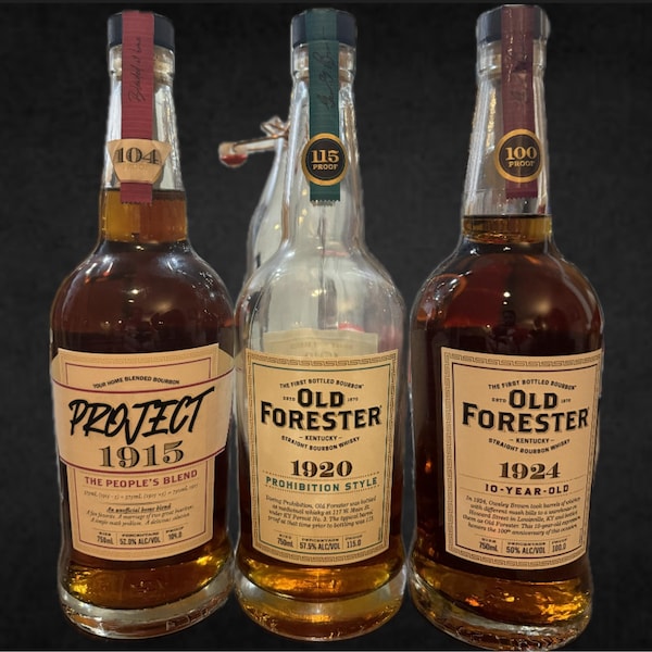 Infinity Bourbon Label Blend Whiskey Bottle Label Old Fitzgerald ...