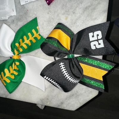 Custom Cheer Bow in Your Team Colors, Great Gameday Cheer Bow ...
