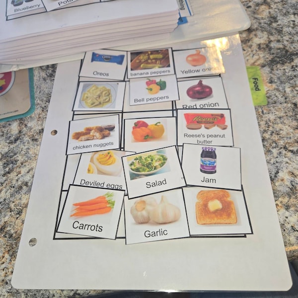 1,000 Pictures Card for Communication, Speech Therapy, Autism Nonverbal ...