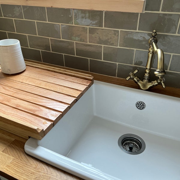Solid Oak Drain Board for Belfast Sink – Wood Kitchen Accessory - Etsy UK