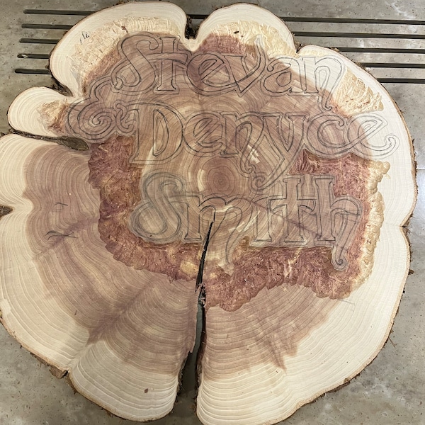 This Cherry Wood Burl Slice Has Aged for Years! - Etsy