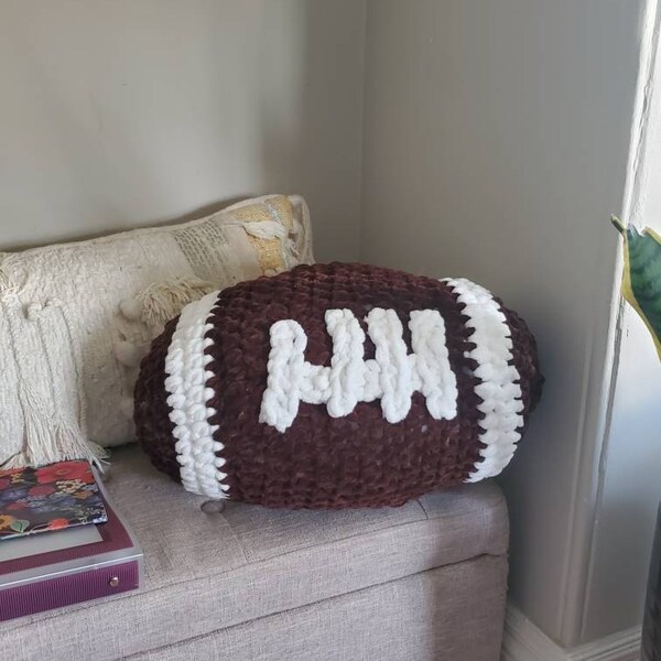 Football Pillows Crochet Pattern - Etsy