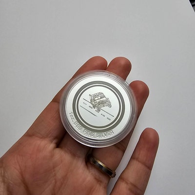 1 Oz Fine .999 Silver Logo/photo Coin. Design & Create Your Own ...