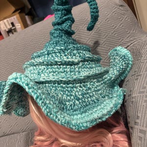 Angler Fish Crochet Hat Costume & Wrist Gauntlets Fantasy Under the Sea ...