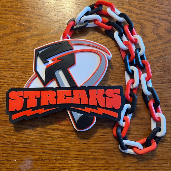 Oversized Custom 3D Printed Logo, Graduation, Homerun Chain, Sports ...