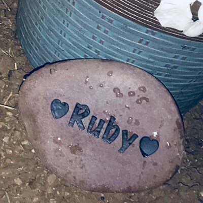 Engraved Name Rock Personalized Engraved Rock Child's Palm Size Rock ...