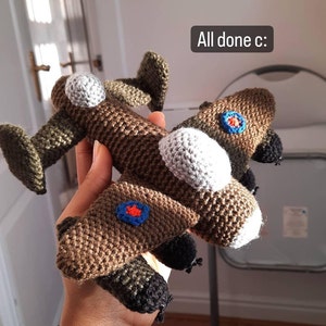 WW2 Spitfire Crochet Pattern PDF Only - Etsy UK