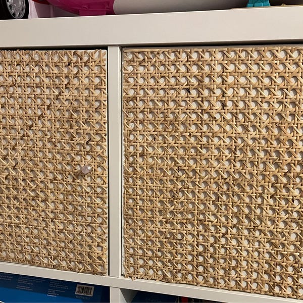 Natural Straw Mat Rattan Weave Cane Webbing Sheet Cabinet Furniture ...