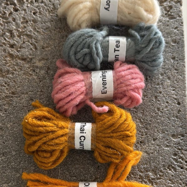 70% OFF* Handmade Pink and Yellow Wool Rug, Geometric Modern Area ...