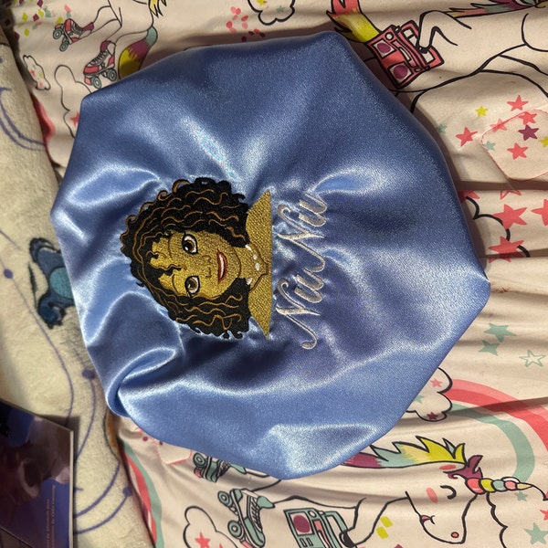 Custom Embroidered/satinlined/hair Bonnet/personalized W/name/teen ...