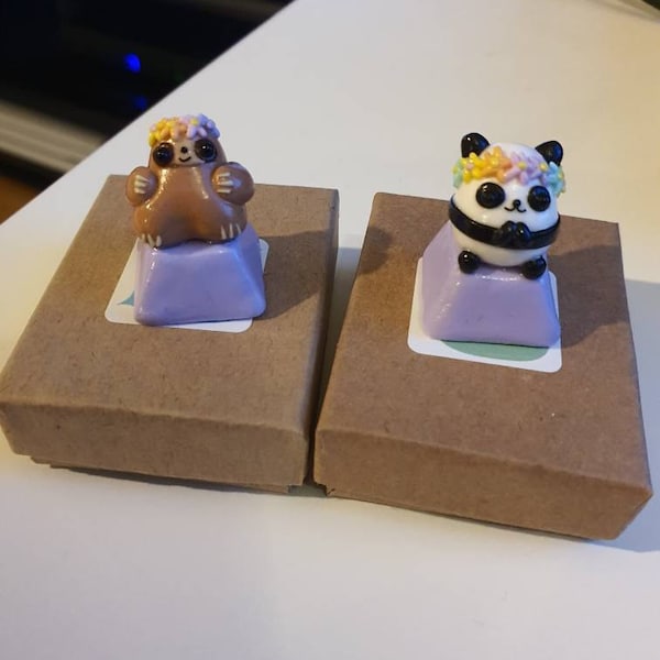 Custom Keycaps for Mechanical Keyboards, Polymer Clay Keycaps, Cute ...