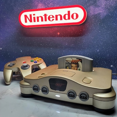 Goldeneye 64 007 Custom Nintendo 64 Jewel, Badge, Faceplate - Etsy
