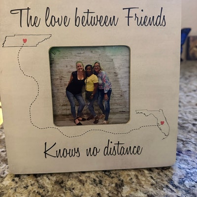 Personalized Friends Gift, the Love Between Friends, Long Distance ...