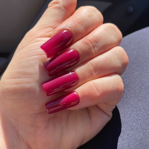 Moon Child Dark Black Star Moon Nails With Accent Hoop Nail - Etsy