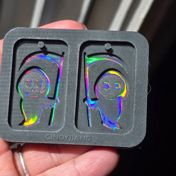 Holographic S Hero Symbol Earrings, Pendants, Keychains Mold Layered ...