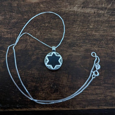 Shield of Abraham Kabbalah Jewish Protection Amulet Pendant, Star of ...