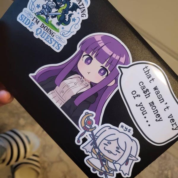 Big Leek Miku and Big Baguette Teto Vinyl Sticker | Original Creator ...