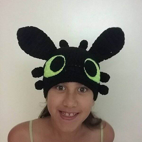 Toothless Hat, Night Fury Hat, How to Train Your Dragon, Toothless ...