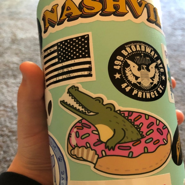 Pool Float Sticker, Donut Sticker, Beach Vinyl Stickers, Summer Sticker ...