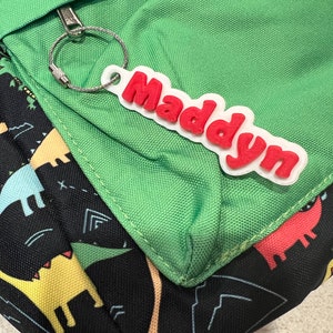 Custom Designs Personalized 3D Name Tags for Bags, Backpacks, Sports ...