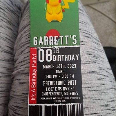 Custom Rangers Birthday/event Invitation - Etsy