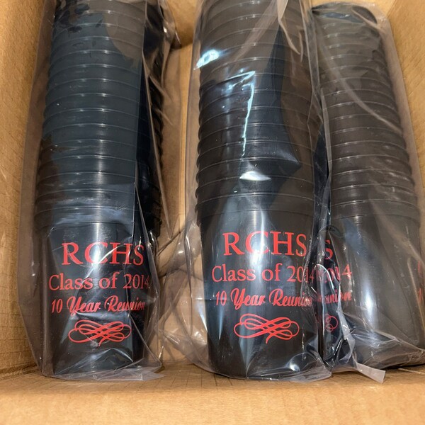 Class Reunion, Custom Class Reunion Cup, Plastic Cups, Family Reunion ...