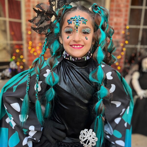 Galaxy Rave Hair Festival Braids Ponytail Extensions - Etsy