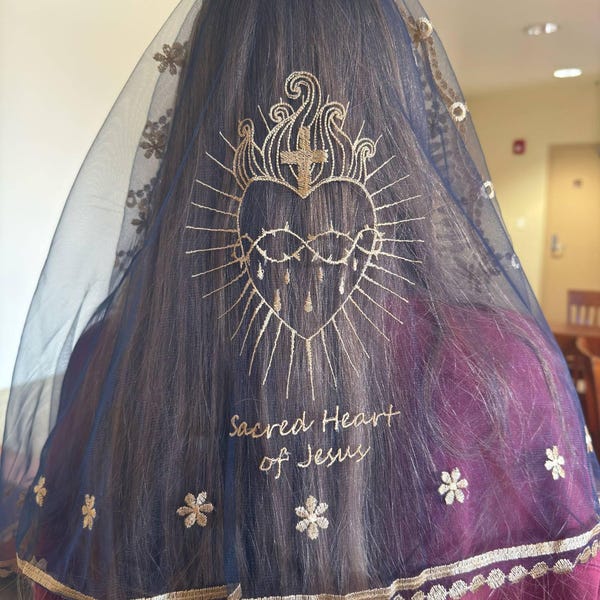 Lace Chapel Veil, Catholic Church Veil, Latin Mass Veils - Etsy