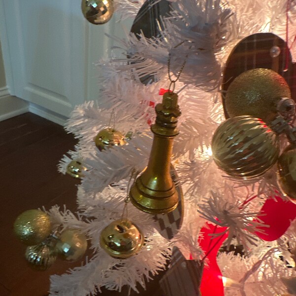 Novelty Gold Queen Chess Piece Hanging Christmas Tree Decoration - Etsy