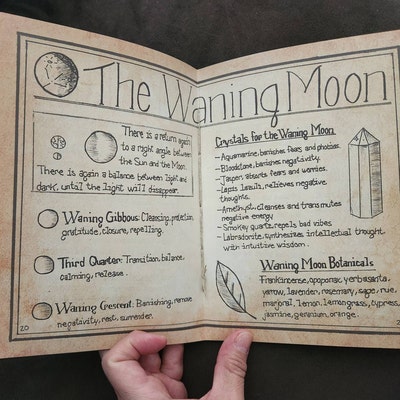 Moon Magic Book of Shadows - Etsy