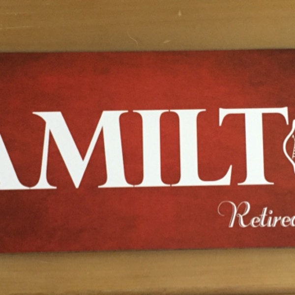 Firefighter Name Sign, Family Name, Firefighter Decor, Fireman Decor ...