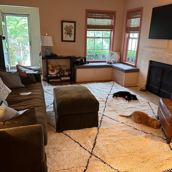 Moroccan Cobalt Blue Rug - Moroccan Solid Rug - Beni Ourain Rug ...