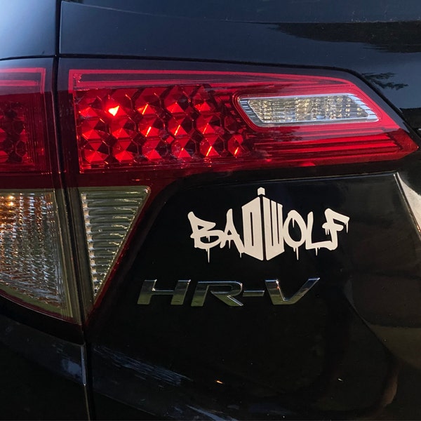Bad Wolf Doctor Who Vinyl Sticker Car Window Door Bumper Decal DR ...